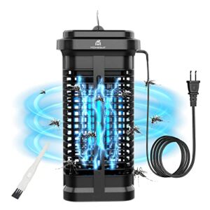 homesuit bug zapper indoor and outdoor 20w, high powered 4000v electric mosquito zapper, waterproof mosquito trap outdoor, electronic mosquito killer, insect fly trap for home backyard patio