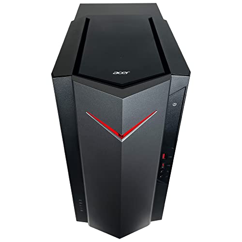 acer Nitro 50 N50 Gaming Desktop Computer - 12th Gen Intel Core i9-12900K 16-Core up to 5.2GHz CPU, 32GB RAM, 512GB NVMe SSD + 4TB HDD, GeForce RTX 3060Ti 8GB GPU, Intel Wi-Fi 6, Windows 11 Pro