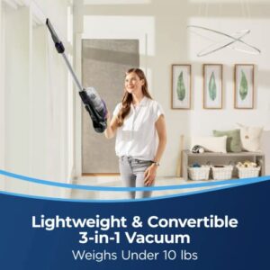 Bissell Pet Hair Eraser Slim 2921 - Cordless Stick Vacuum Cleaner for Home & Pet Hair Removal, Lightweight & Versatile, Handheld Conversion