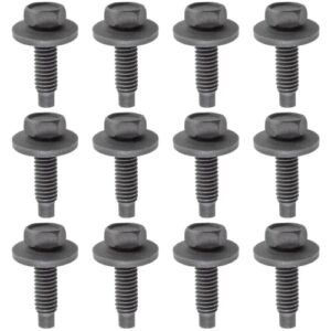 1973-1987 gm truck 12-piece door hinge body bolt hardware kit (5/16"-18 x 1 3/16") standard thread | fits: chevrolet, gmc, c10, c15, c20, c25, c30, c35, k5 blazer, c/k 1500, 2500, 3500 pick up