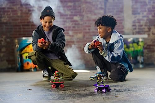 Teenage Mutant Ninja Turtles Half Pipe RC, Raphael Movie Edition, Ages 5+| Skateboard-Shaped Control & Perform Tricks on Any Surface | Collect Them All!