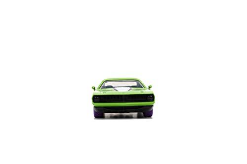 Marvel 1:32 1973 Plymouth Barracuda Die-Cast Car & 1.65" She-Hulk Figure, Toys for Kids and Adults