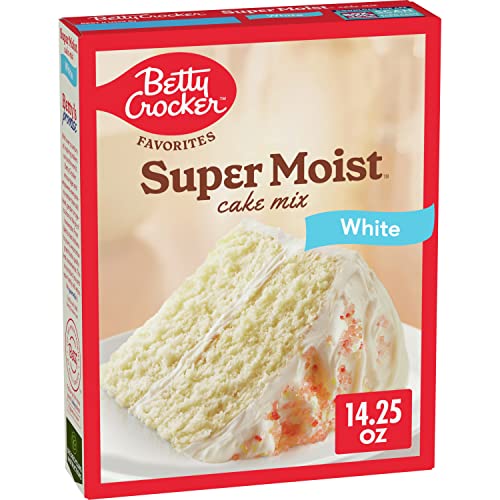 Betty Crocker Supermoist White Cake Mix, 14.25 OZ