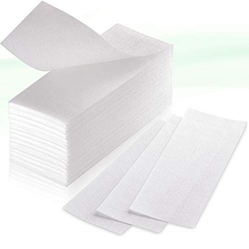 150 Wax Strips - Non Woven Fleece Stripes For Warm Wax And Sugar Paste - Skin-friendly And Tear-resistant Hair Removal For Any Type Of Depilation On The Leg, Chest, Back, Intimate Area And Face