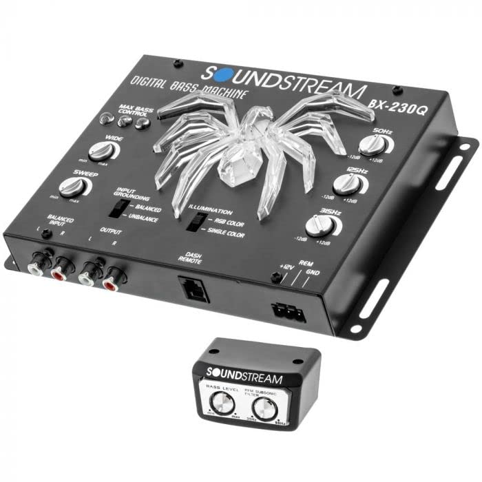 SOUNDSTREAM BX-23Q | Bass Processor - Digital Sound Restoration, Maximizer and Reproducer - Car Audio Booster