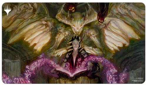 Ultra PRO - Commander Masters Card Playmat for Magic: The Gathering ft. Demonic Tutor, Protect Your Gaming and Collectible Cards During Gameplay, Use as Oversized Mouse Pad, Desk Mat