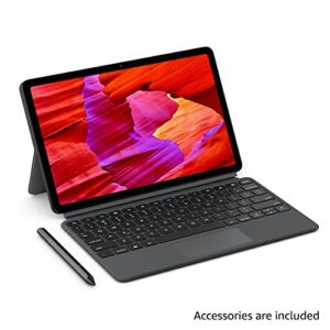 Introducing Amazon Fire Max 11 tablet productivity bundle with Keyboard Case, Stylus Pen, octa-core processor, 4 GB RAM to do more throughout your day, 128 GB, Gray, without lockscreen ads