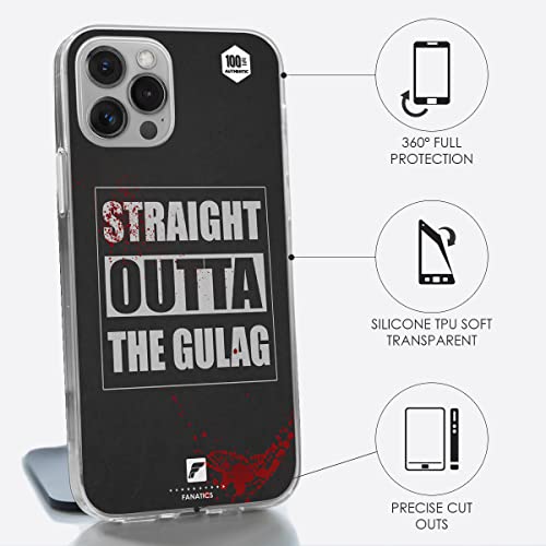 Phone Case Straight Outta The Gulag Warzone Design Silicone Transparent - Compatible iPhone and Samsung (iPhone XR)