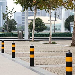 HEIMP Parking Post, Parking Barrier, for Parking Lot Car Parking Space Lock Bollard, Parking Space Lock, Parking Pile, Ground Pile, Warning Column Parking