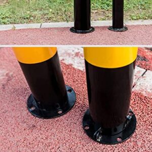 HEIMP Parking Post, Parking Barrier, for Parking Lot Car Parking Space Lock Bollard, Parking Space Lock, Parking Pile, Ground Pile, Warning Column Parking