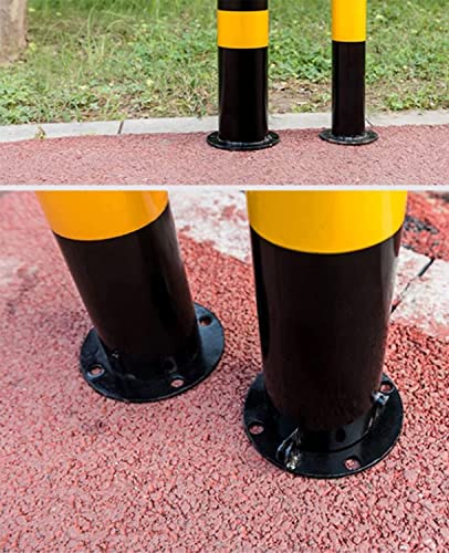 HEIMP Parking Post, Parking Barrier, for Parking Lot Car Parking Space Lock Bollard, Parking Space Lock, Parking Pile, Ground Pile, Warning Column Parking