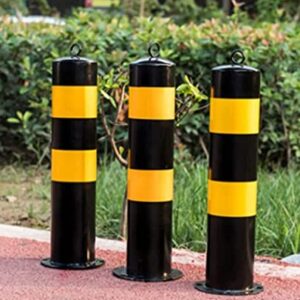 HEIMP Parking Post, Parking Barrier, for Parking Lot Car Parking Space Lock Bollard, Parking Space Lock, Parking Pile, Ground Pile, Warning Column Parking