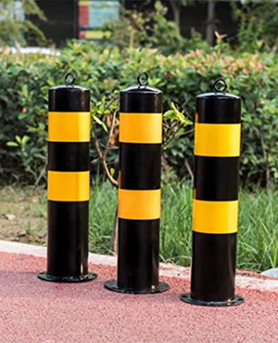 HEIMP Parking Post, Parking Barrier, for Parking Lot Car Parking Space Lock Bollard, Parking Space Lock, Parking Pile, Ground Pile, Warning Column Parking