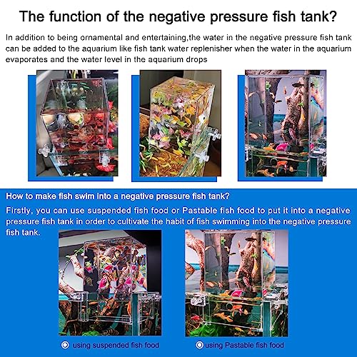 Negative Pressure Aquarium Fish Tank Water replenishers Refill Maintenance