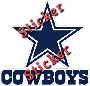 dallas sticker vinyl decal (choose your size) dallas stickers logo for car bumper, helmet, tumbler die cut (3 inch)