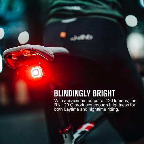 OLIGHT RN 120 C Bike Lights, 120 Lumens Tail Light 260 Degree Visibility, 1500m Viewable Range, Rechargeable Bike Break Light, IPX6 Waterproof, Road and Urban Cyclists