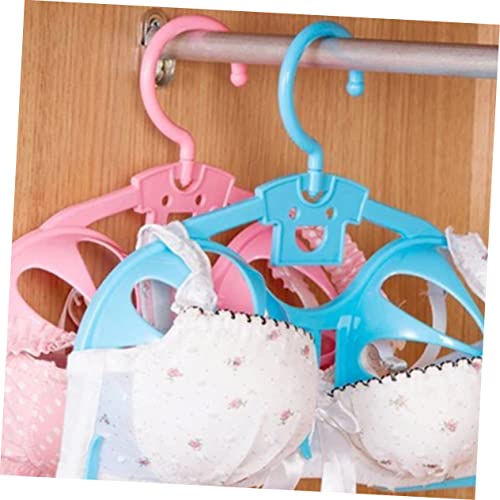 Cabilock 3pcs Underwear Hanger Sports Bra Swimsuit Sports Bra Tank Hanging Clothes Drying Rack Underwear Bra Rack Clothes Hanging Rack Bra Space Saving Hangers Plastic Bra Drying Rack Pp