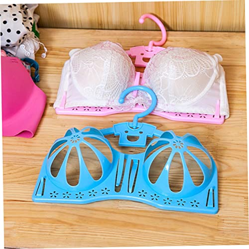 Cabilock 3pcs Underwear Hanger Sports Bra Swimsuit Sports Bra Tank Hanging Clothes Drying Rack Underwear Bra Rack Clothes Hanging Rack Bra Space Saving Hangers Plastic Bra Drying Rack Pp