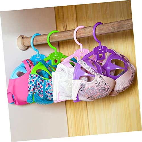 Cabilock 3pcs Underwear Hanger Sports Bra Swimsuit Sports Bra Tank Hanging Clothes Drying Rack Underwear Bra Rack Clothes Hanging Rack Bra Space Saving Hangers Plastic Bra Drying Rack Pp