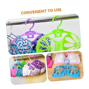 Cabilock 3pcs Underwear Hanger Sports Bra Swimsuit Sports Bra Tank Hanging Clothes Drying Rack Underwear Bra Rack Clothes Hanging Rack Bra Space Saving Hangers Plastic Bra Drying Rack Pp