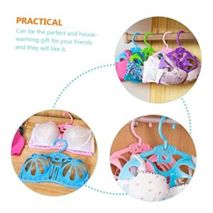 Cabilock 3pcs Underwear Hanger Sports Bra Swimsuit Sports Bra Tank Hanging Clothes Drying Rack Underwear Bra Rack Clothes Hanging Rack Bra Space Saving Hangers Plastic Bra Drying Rack Pp