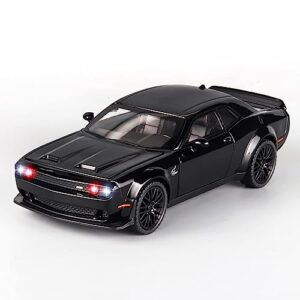 oanmyjjo toy cars for kids 1/32 dodge challenger hellcat die cast metal toy cars,pull back hellcat carwith light and music hellcat toy car collectible model cars,for boys age 3 + year old