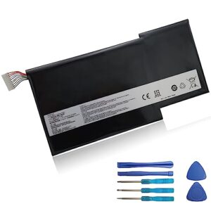 tinkerpal bty-m6j laptop battery compatible with msi gs63 7re-009cn 018cn gs63vr 6rf-016cn 095cn 7rf-239cn 7re-004cn gs73vr 258cn gs73 6rf-013cn 7rf-284cn series bty-u6j 64.98wh 11.4v