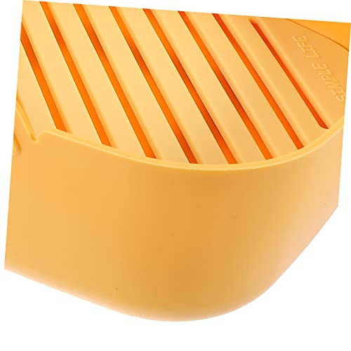 SHOWERORO Air Fryer Silicone Air Fryer Oven Air Fryer Pad Para Air Fryer Air Fryer Cooking Pot Air Fryer Pan Baking Mat Yellow To Rotate Household Silica Gel Round Cake Pans Oven Air Fryer