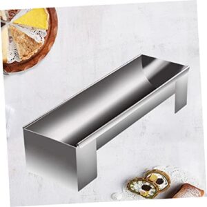 Cabilock U Shape Cake Mold Food Molds Stainless Toaster Round Bread Pan Bread Cooking Pan Bread Loaf Pan Bread in a Can Kitchen Baking Tool Creative Baking Mold Dessert Baking Mold Silver