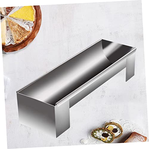 Cabilock U Shape Cake Mold Food Molds Stainless Toaster Round Bread Pan Bread Cooking Pan Bread Loaf Pan Bread in a Can Kitchen Baking Tool Creative Baking Mold Dessert Baking Mold Silver