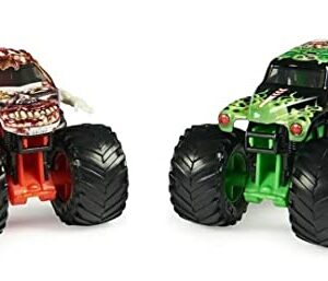 Monster Jam, Official Grave Digger vs Zombie New 2023 Series 22 Monster Truck, Collector Die-Cast Vehicle, 1:64 Scale, Kids Toys for Boys Ages 3 and up