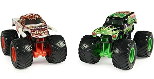 Monster Jam, Official Grave Digger vs Zombie New 2023 Series 22 Monster Truck, Collector Die-Cast Vehicle, 1:64 Scale, Kids Toys for Boys Ages 3 and up