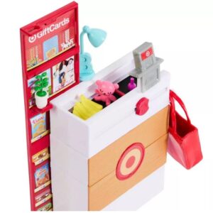 Barbie Doll Skipper & Playset, Target Supermarket with 25 Grocery Store-Themed Accessories Including Food, Check-Out Counter & Shelves