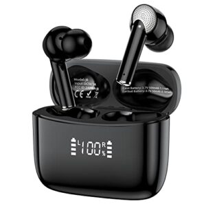 bluetooth headphones, in-ear headphones wireless bluetooth 5.3 with led display,ipx7 waterproof wireless headphones touch control,headphones wireless bluetooth hifi stereo sound