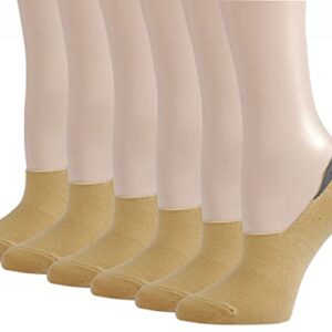 JORMATT 6 Pairs No Show Socks Women Non Slip Low Cut Short Socks with Grips Flat Boat Liner Socks, Women Shoe Size 5-8