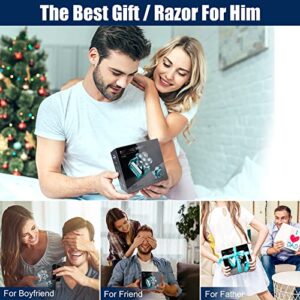 2023 Head Shavers for Men, New Upgrade 6-in-1 Bald Head Shaver, LED Electric Razor Waterproof Rechargeable, Wet &Dry Rotary Cordless Shaver Grooming Kit with Beard Clippers Nose Trimmer Mens Gift