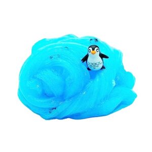 Blue Jelly Cube Slime, Soft Jelly Clay Slime Sugar Blitz for Girls Boys, Blue Contton Candy Slime kit Party Favors