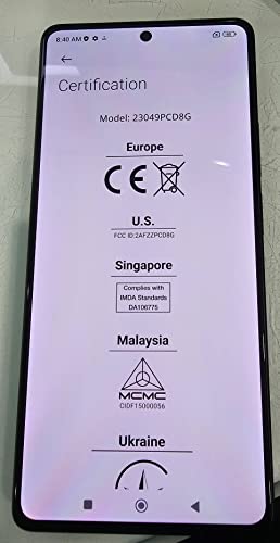 Xiaomi Poco F5 5G + 4G LTE 256GB + 12GB Global Version Unlocked 6.67" 120Hz 64Mp Triple Camera (Tmobile Mint Tello Metro USA Market) + (w/Fast Car 51W Charger Bundle) (Black (Global))