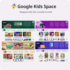 Kids Tablet, 10 inch Tablet for Kids, Android 13, Google Kids Space, Parental Control, 2GB RAM 32GB Storage, HD IPS Glass Screen, 6000mAh Battery, EVA Shockproof Case, PlimPad Kids10 (Purple)