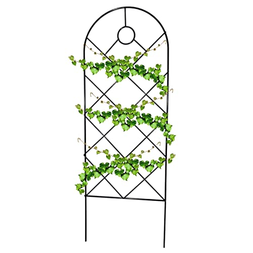 Garden Trellis for Climbing Plants Metal Vine Plant Support Trellis Climbing Rose Trellis Rustproof Plant Support for Potted Plants Flowers Vegetable