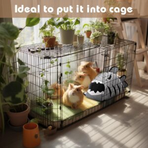 Avont 2 Pack Guinea Pig Bed House Hideout, Small Animal Hideaway Cage Accessories, Washable Warm Sleeping Bed for Dwarf Rabbits Chinchillas Hamsters Hedgehogs Ferrets Bearded Dragons and Rats