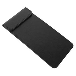 kichouse bill folder pocket folders nurse notepad server notepad letter size clipboards writing board mini memo clipboard exam paper clips writing support plate paper base pu leather black