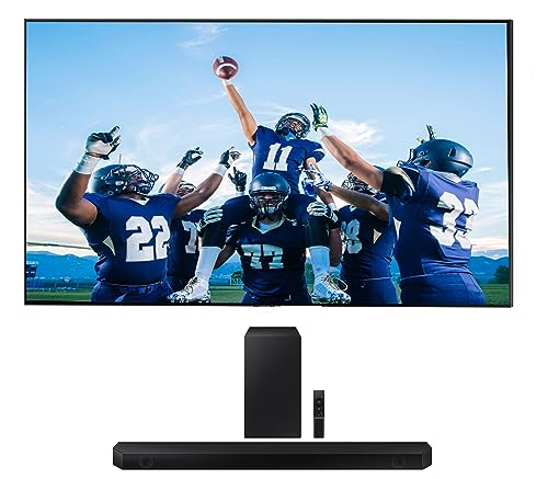 SAMSUNG QN65Q80CAFXZA 65 Inch 4K QLED Direct Full Array with Dolby Smart TV with a HW-Q60B 3.1ch Soundbar and Subwoofer with DTX Virtual:X (2023)