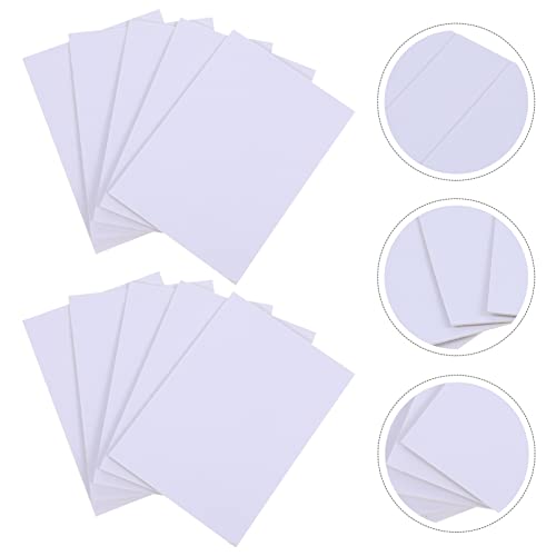 EXCEART Pre-Cut Picture Mat 20Pcs White Picture Mat Pre Cut Display Photo Frame Mat Cutting Mat Board for Photo Picture Artwork Opening Mat