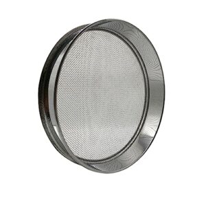 Soil Sieve for Garen -12 inches Soil Sifter for Rocks Compost-Sifting pan (1/8”Mesh Screen)