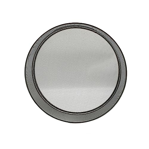 Soil Sieve for Garen -12 inches Soil Sifter for Rocks Compost-Sifting pan (1/8”Mesh Screen)