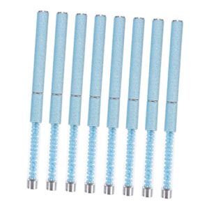 minkissy 8pcs set nail art brush set finger nail kit diamond kits nail kit acrilic nail kit para uñas acrilicas nail drawing pen nail painting tools 3d gradient acrylic blue