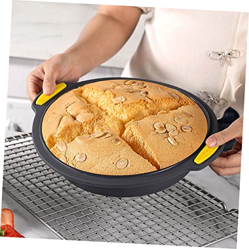 Anneome Cake Silicone Baking Pan Silicone Bread Loaf Pan Silicone Loaf Pan Square Serving Tray Cake Baking Plate Cake Tins Muffin Pan Bakery Bread Pan Bakery Silicone Mold Kitchen Cake Pan