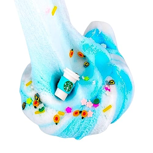 Sky Blue Cloud Slime, Scented Slime Kit for Girls Boys, Super Soft Slime Game, DIY Kids Education Toy, Birthday Gift(7oz 200ML)