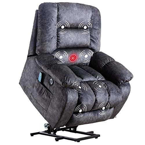 Phoenix Home Power Chair Lift Recliner, Grey